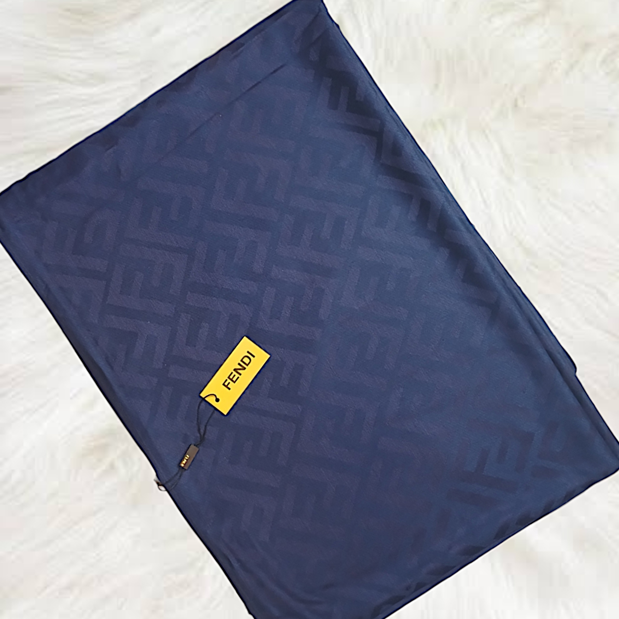 Fendi Stole-Dark Blue – Shawl & Craft Store