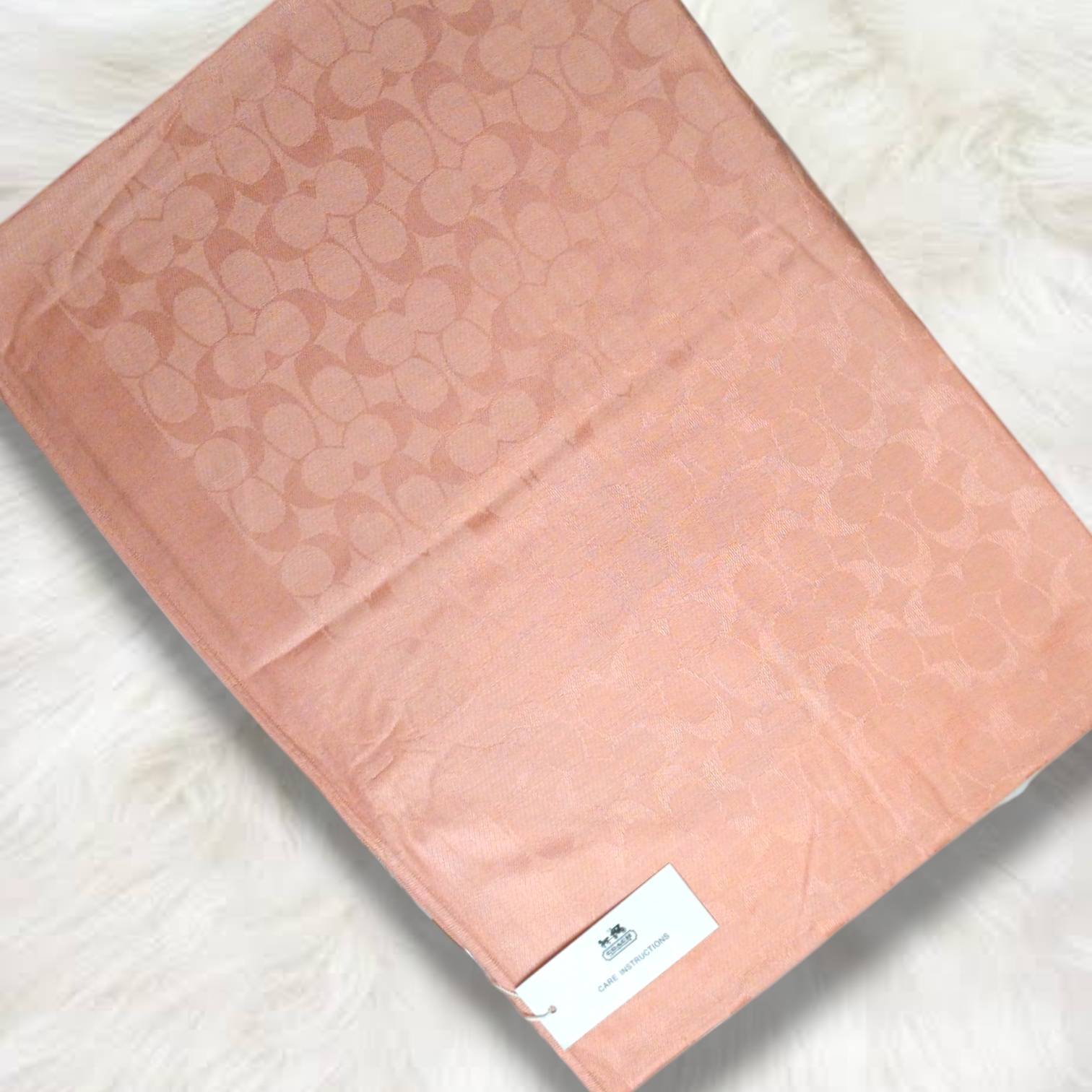 Coach Stole-Peach – Shawl & Craft Store