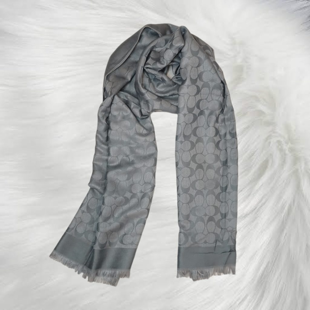 Coach Stole-Dark Grey – Shawl & Craft Store